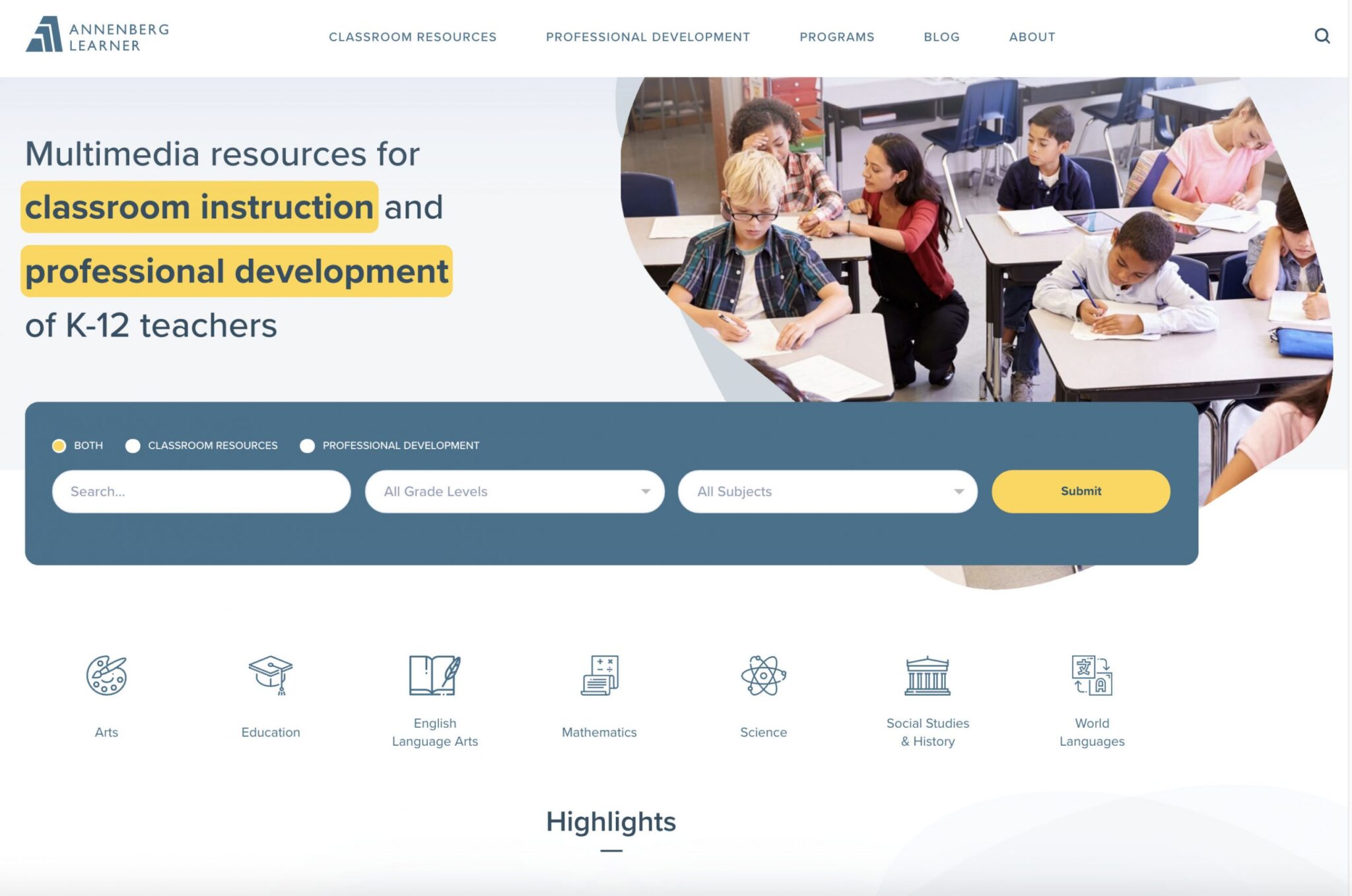 Educational Support Available from Annenberg Learner – Annenberg Foundation